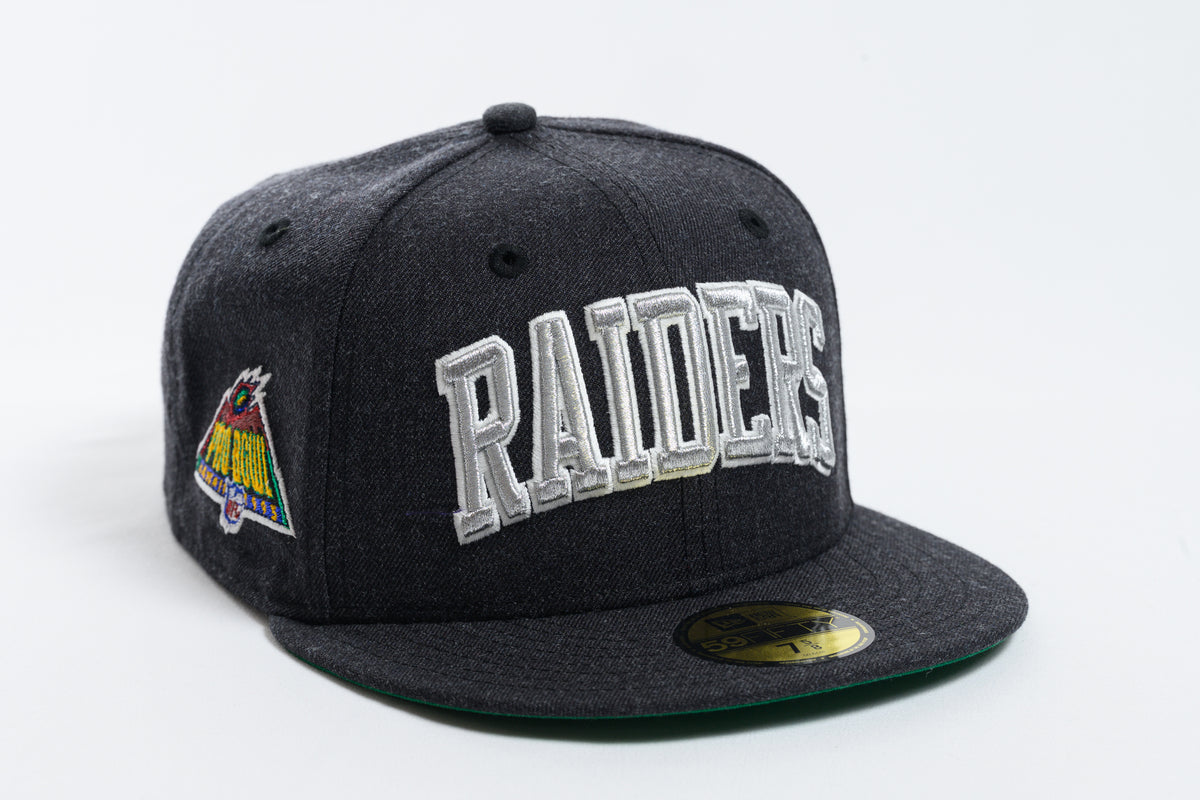 NEW ERA "ARCH SHELL" LAS VEGAS RAIDERS FITTED HAT (HEATHER BLACK) – So ...