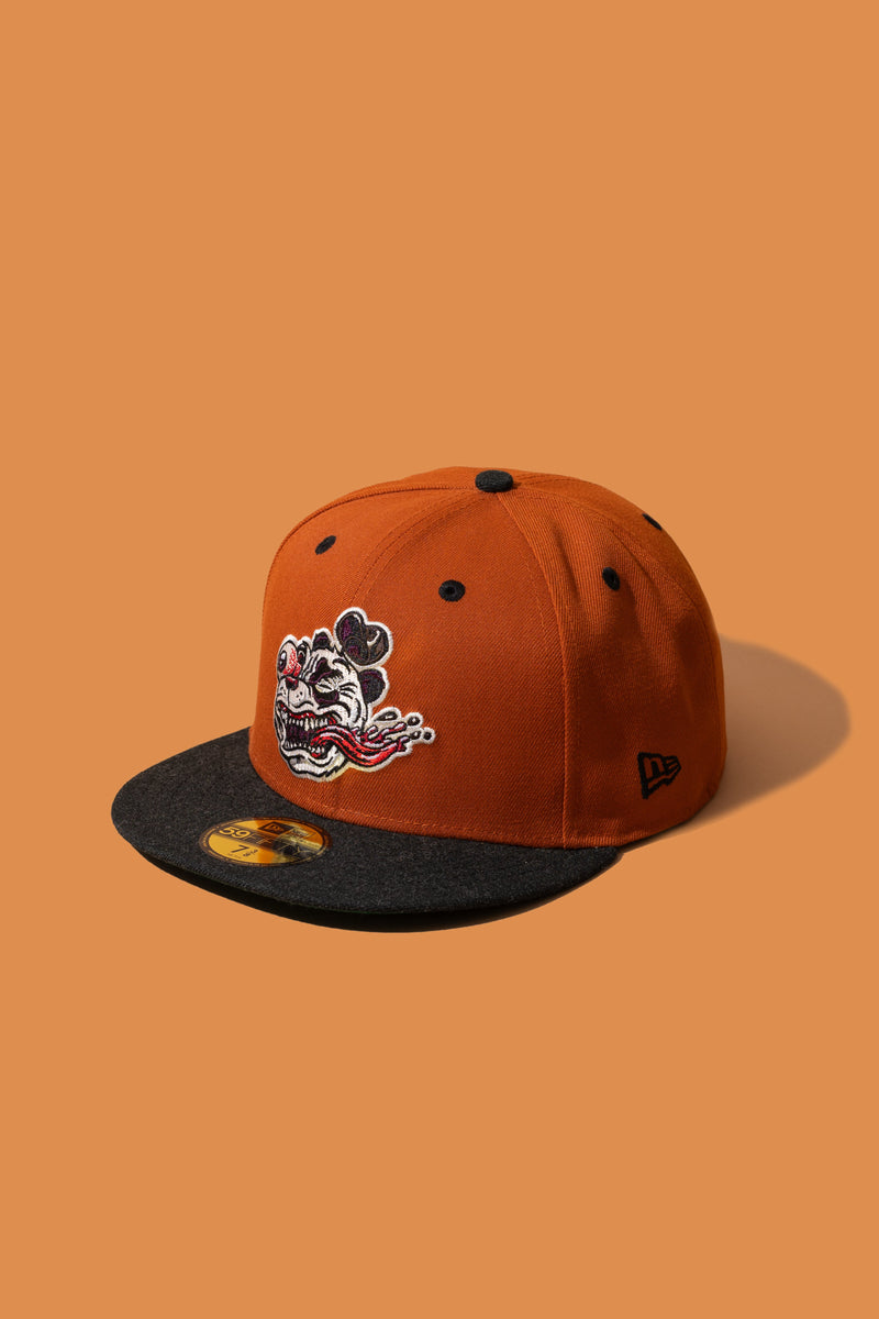 SFC X NMC "RED PANDA" NEW ERA FITTED HAT (RUST ORANGE/HEATHER BLACK ...