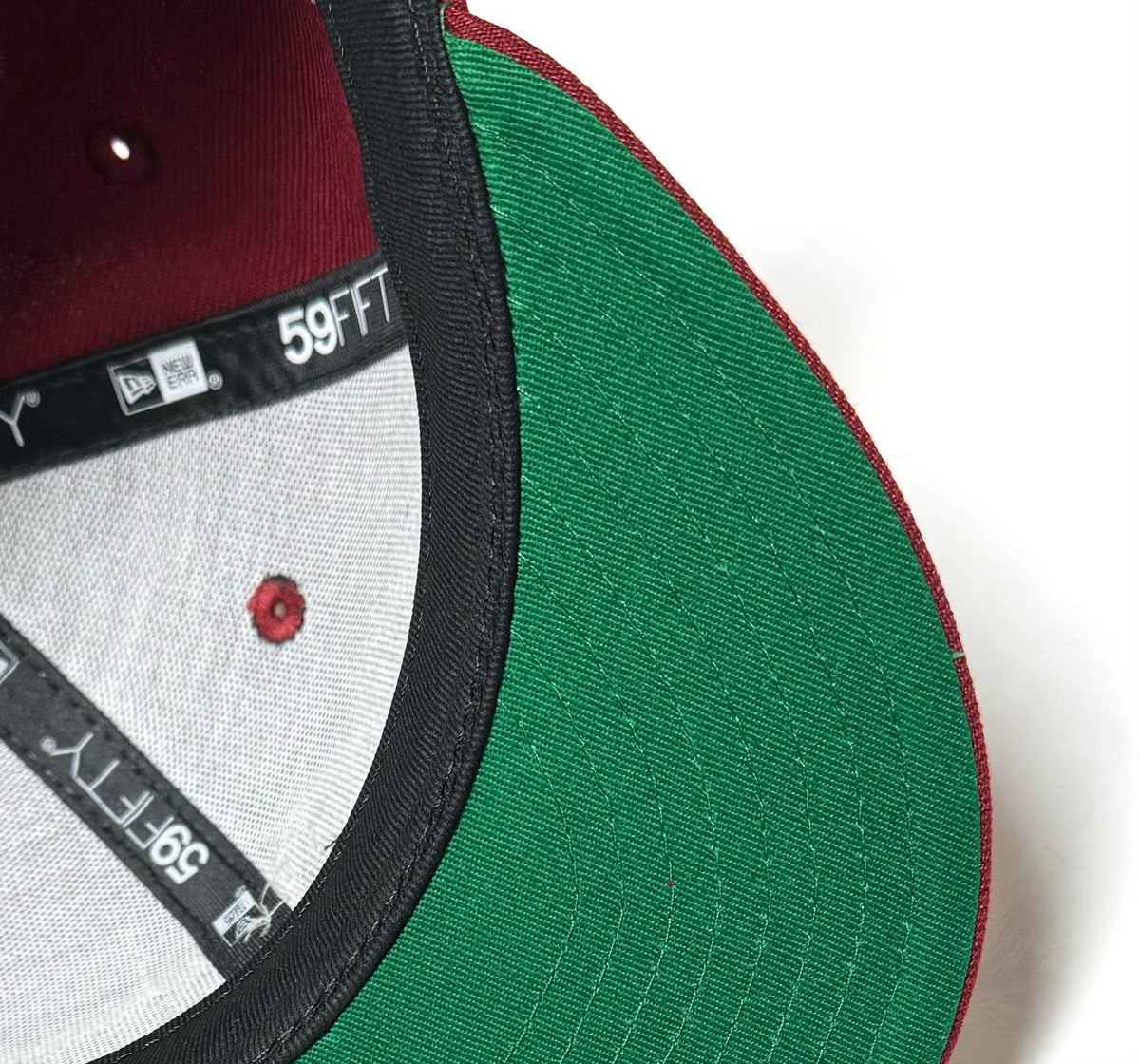 NEW ERA "OLD ENGLISH" SAN FRANCISCO 49ERS FITTED HAT (H RED/KHAKI) – So ...
