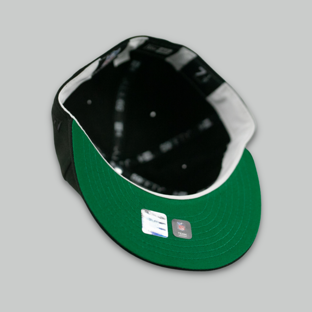 NEW ERA "LOOTERS" LAS VEGAS RAIDERS FITTED HAT (BLACK/METALLIC SILVER ...