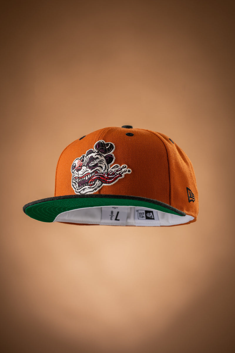 SFC X NMC "RED PANDA" NEW ERA FITTED HAT (RUST ORANGE/HEATHER BLACK ...