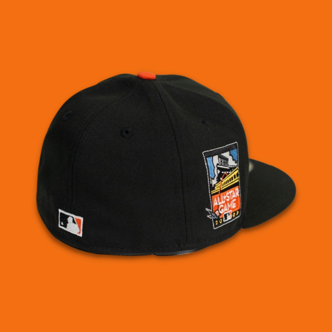 NEW ERA "DAILY DRIVER" SAN FRANCISCO GIANTS FITTED HAT (BLACK/ORANGE ...