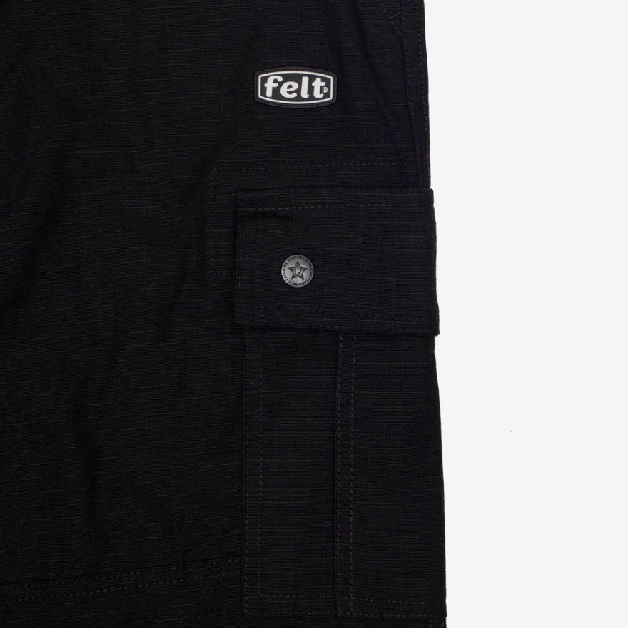 FELT "RIPSTOP" CARGO PANTS (BLACK) – So Fresh Clothing