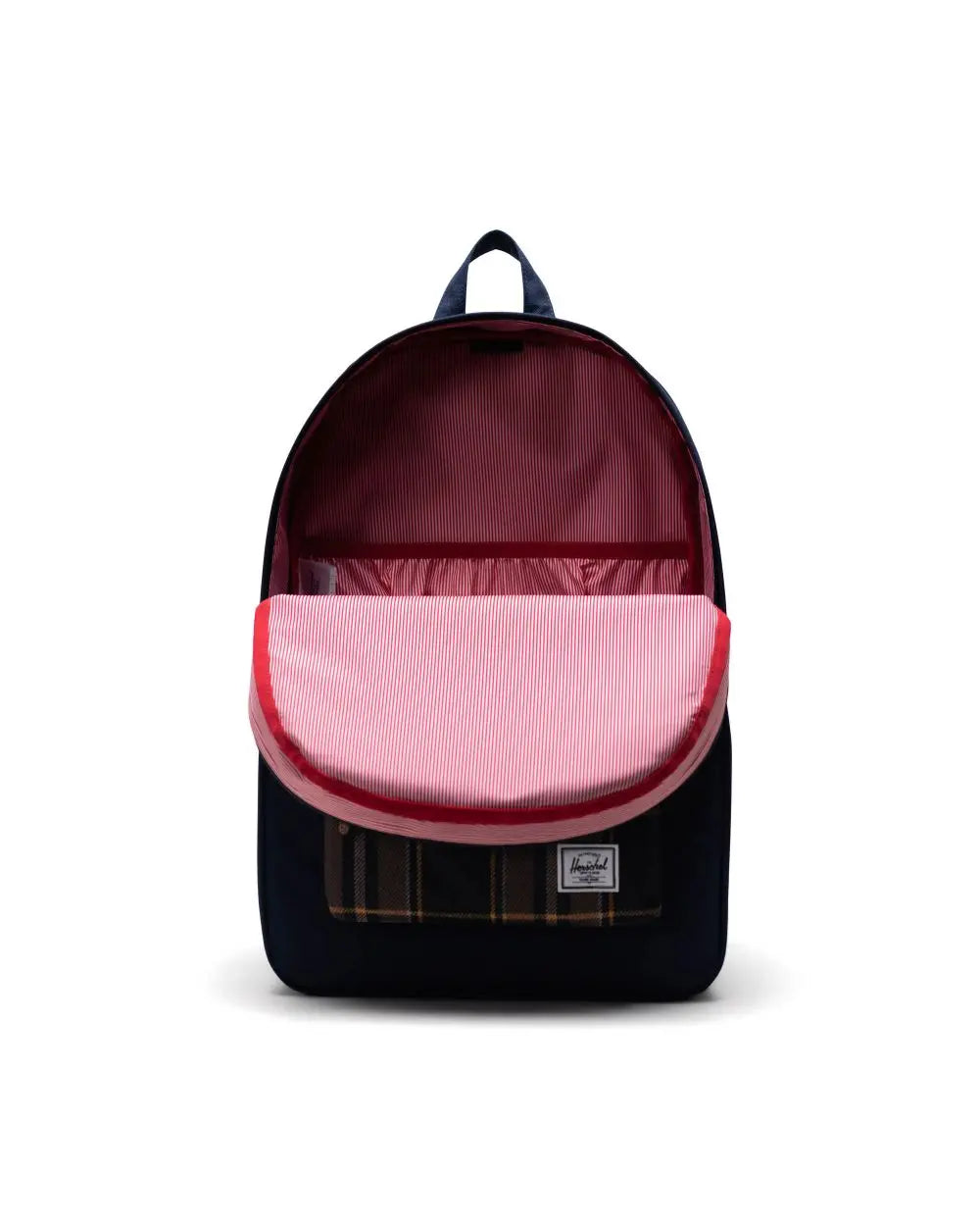 herschel backpack inside red