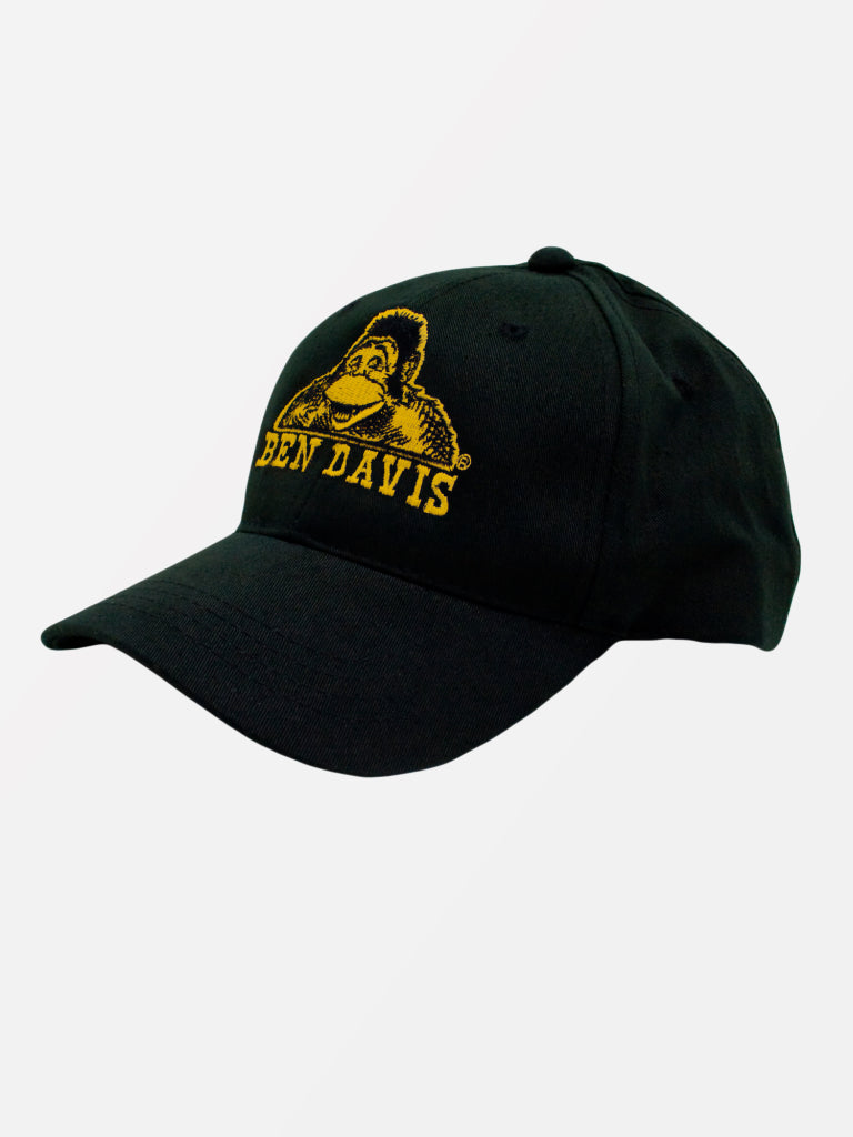 BEN DAVIS "MONKEY LOGO" DAD HAT (BLACK/GOLD) – So Fresh Clothing