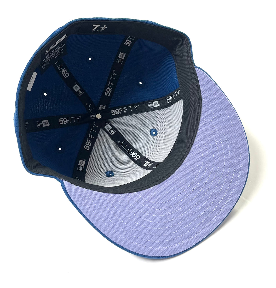 SFC X BAD NEW BASS "THE HARBOR" FITTED HAT (SEASHORE BLUE/LAVENDER ...