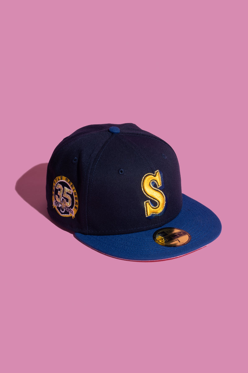 NEW ERA "MUSUBI" SEATTLE MARINERS FITTED HAT (NAVY/GOLD) – So Fresh ...
